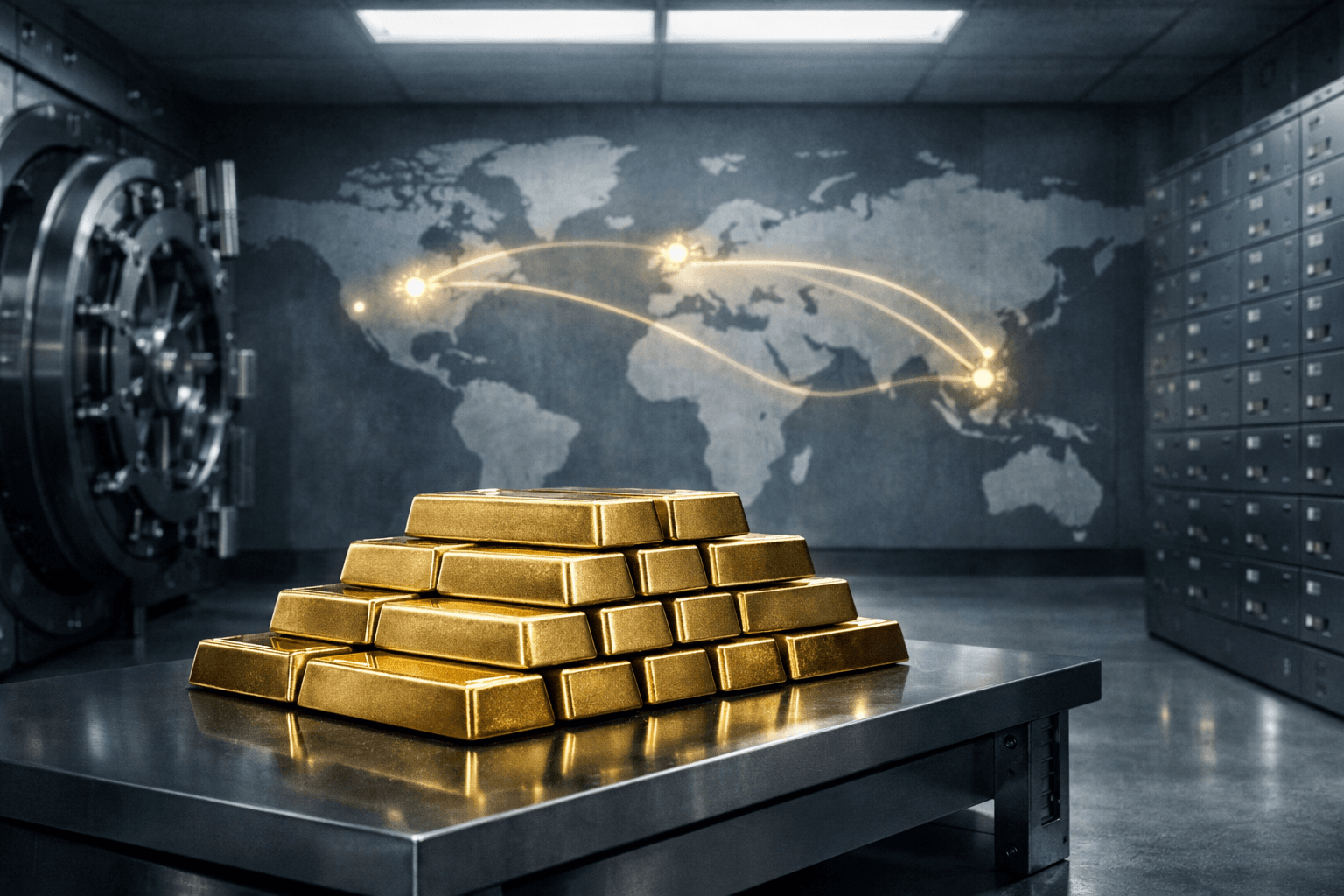 Dónde almacenar oro de forma segura en el mundo - comparativa